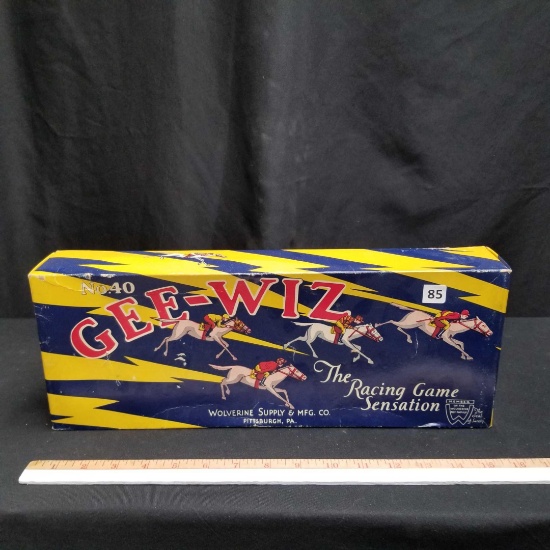 Wolverine No. 40, Gee-Wiz Racing Game in Box | Art, Antiques ...