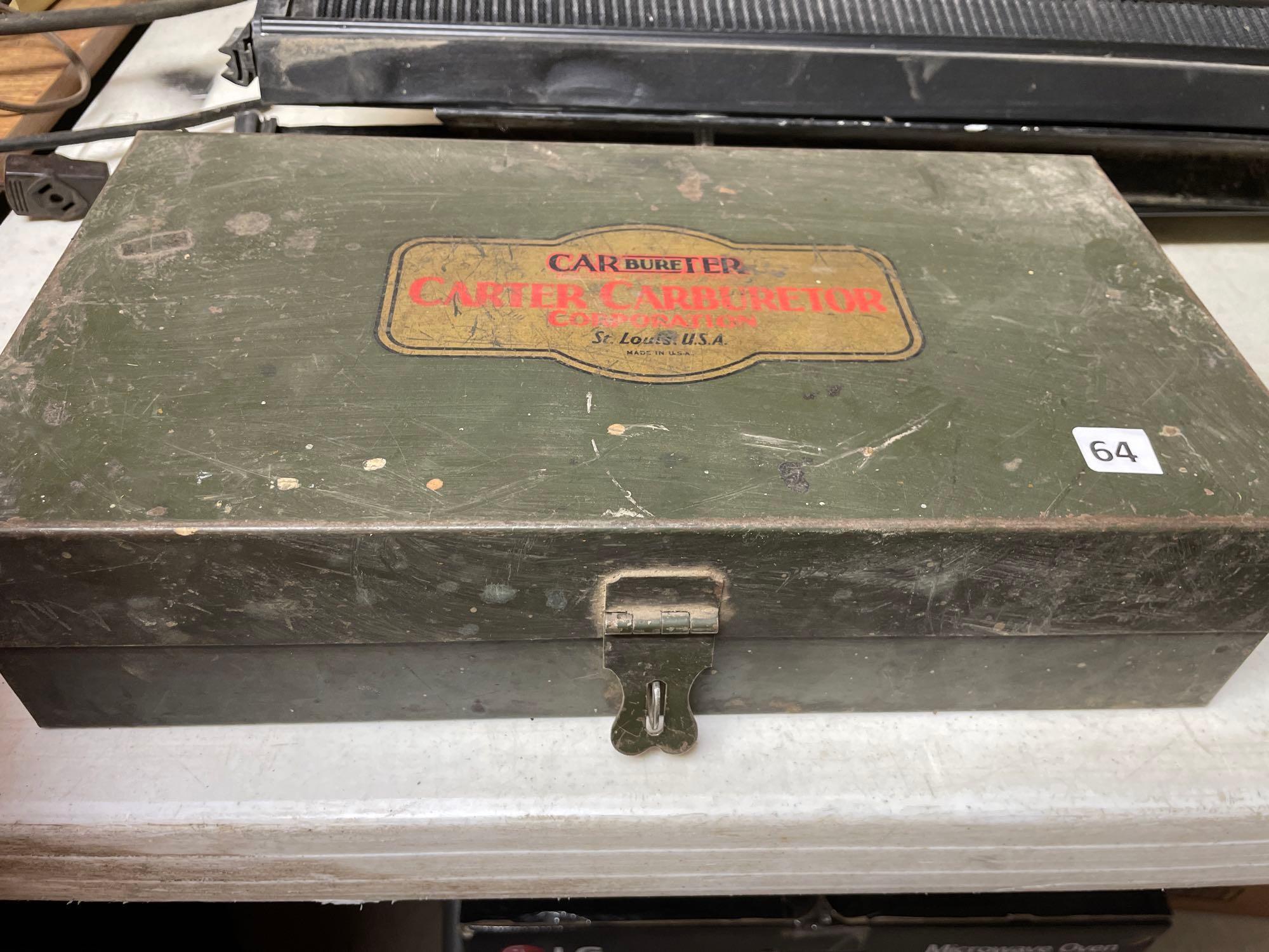 Carter Carburetor Tools in Vintage metal Case. | Proxibid