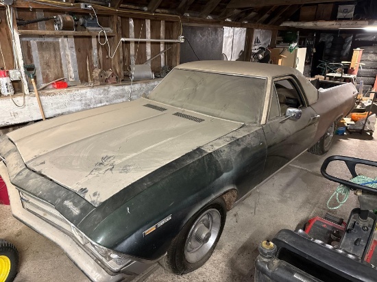 1969 Chevrolet El Camino, Auto, 350 Turbo-fire engine - BARN FIND! Hasn ...