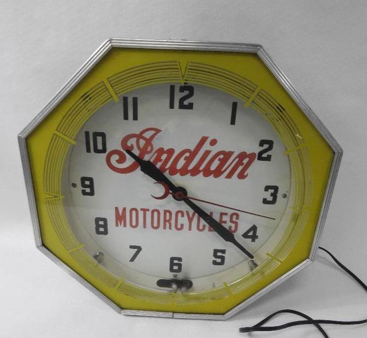 Victory Motorcycle Clock