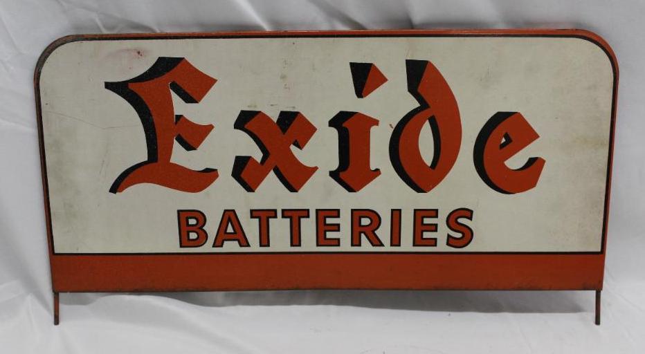 Exide Batteries SST Rack Sign | Proxibid