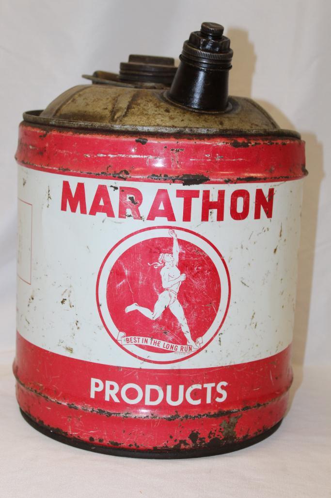 5 Gallon Marathon Products Oil Can with Runner | Proxibid