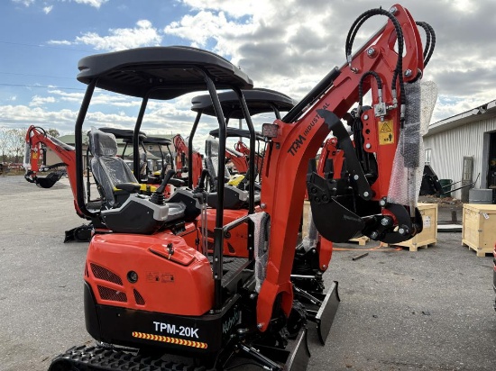 TPM 20K Mini Excavator | Heavy Construction Equipment Excavators Mini ...