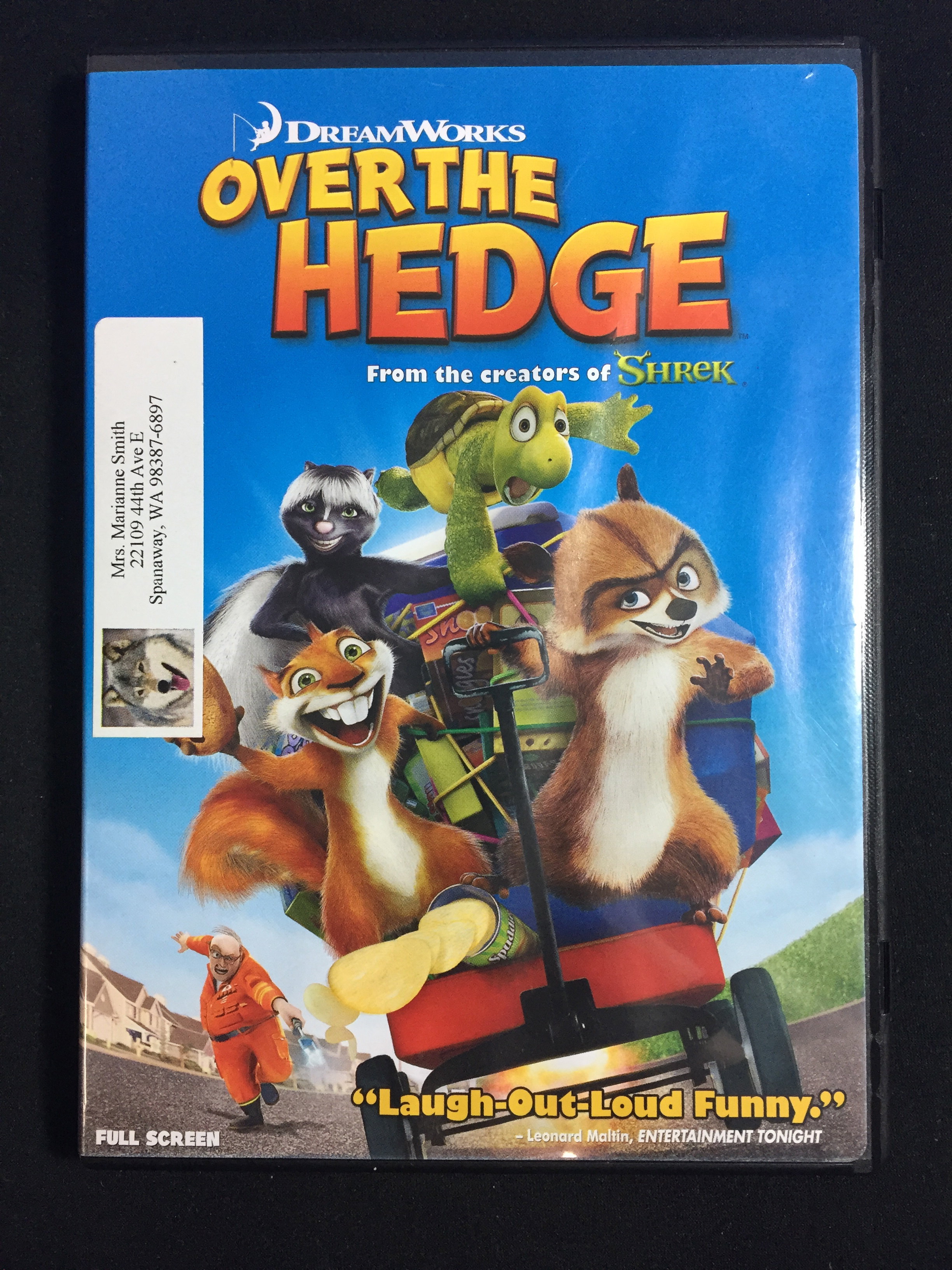 Over The Hedge Dvd Cover