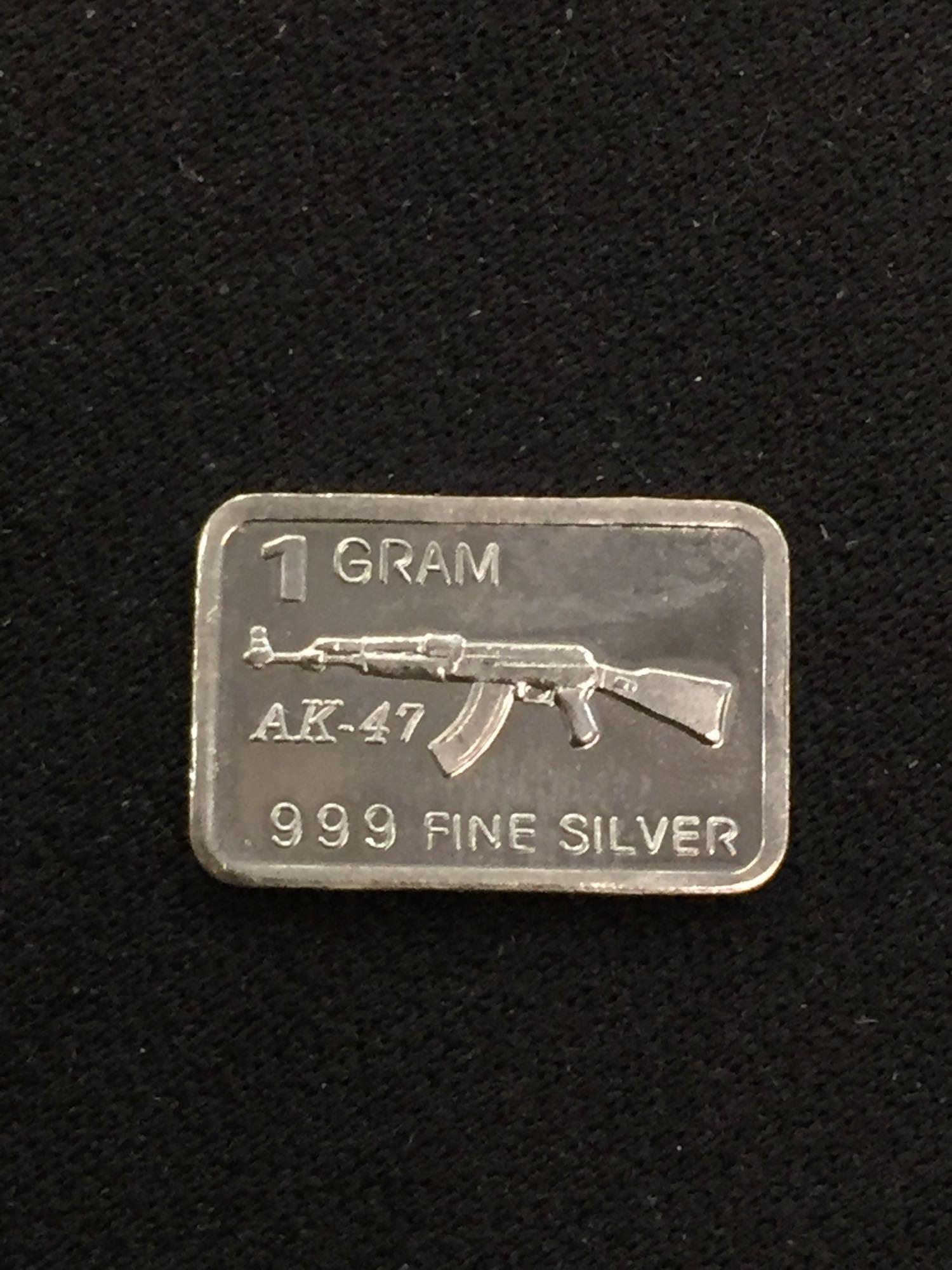 1 Gram .999 Fine Silver AK-47 Assualt Rifle | Proxibid 1 Gram .999 Fine Silver AK-47 Assualt Rifle | Proxibid