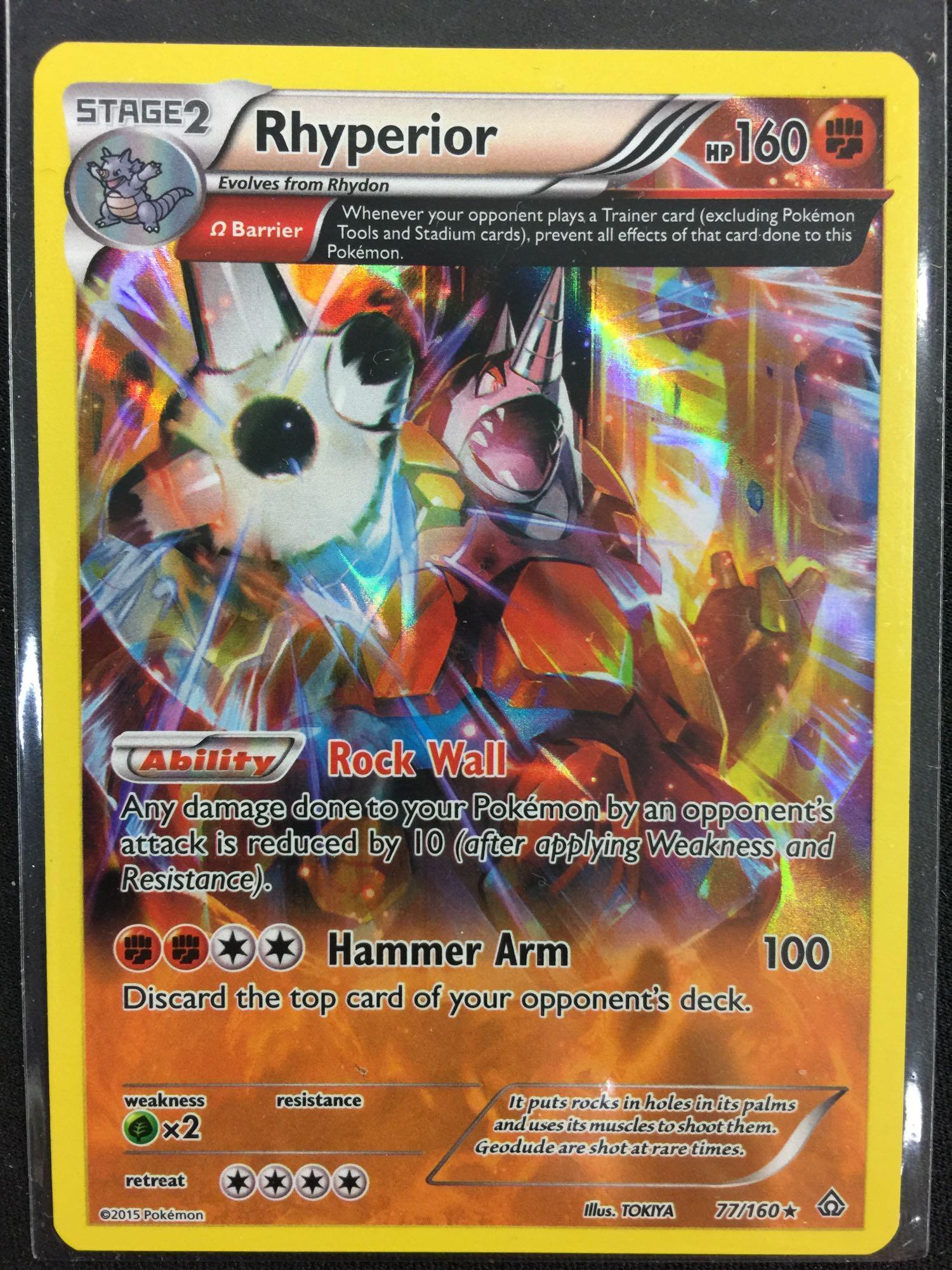 Rhyperior Pokemon Card
