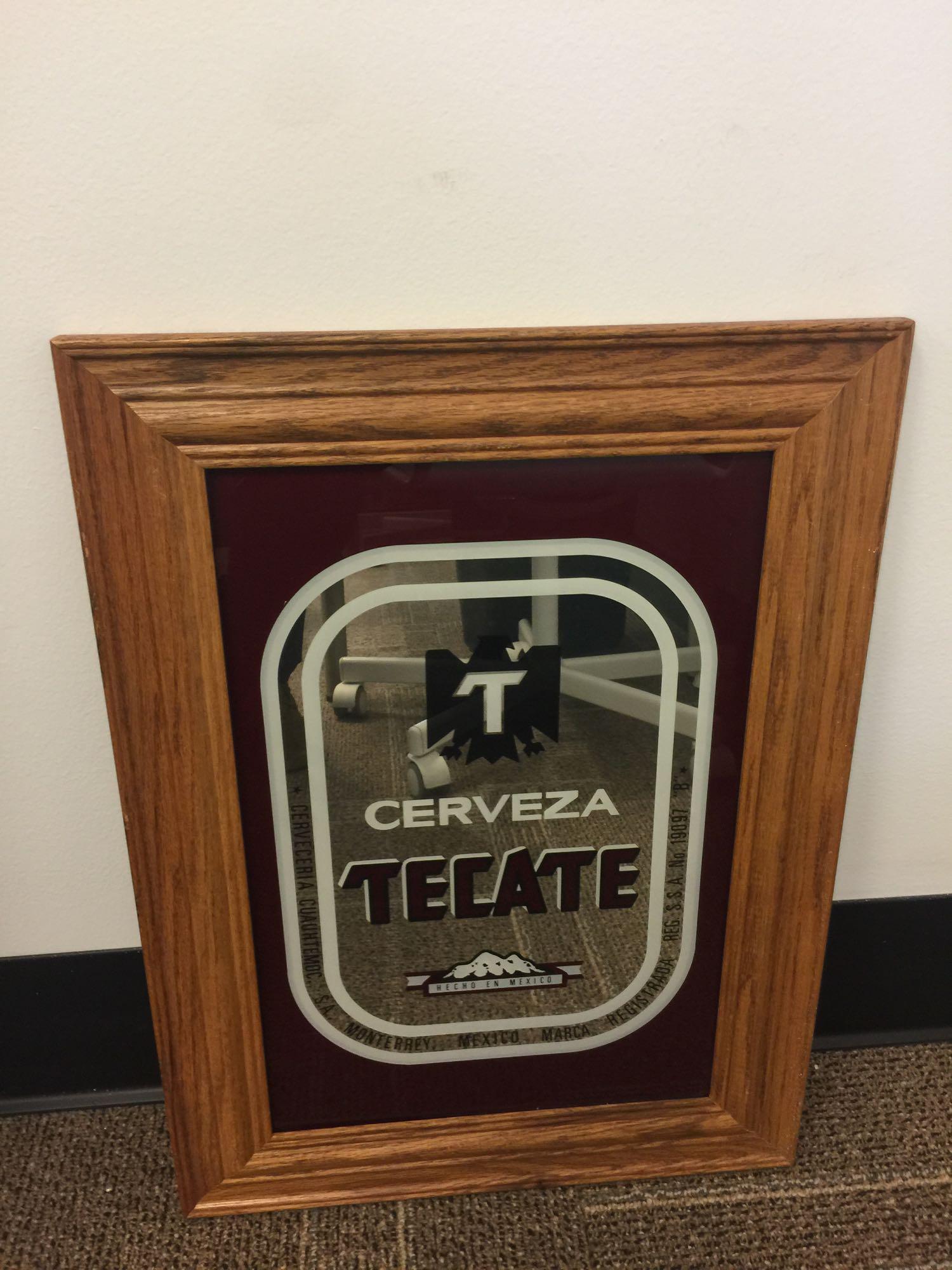 Vintage Cerveza Tecate Hecho En Mexico Wall | Proxibid