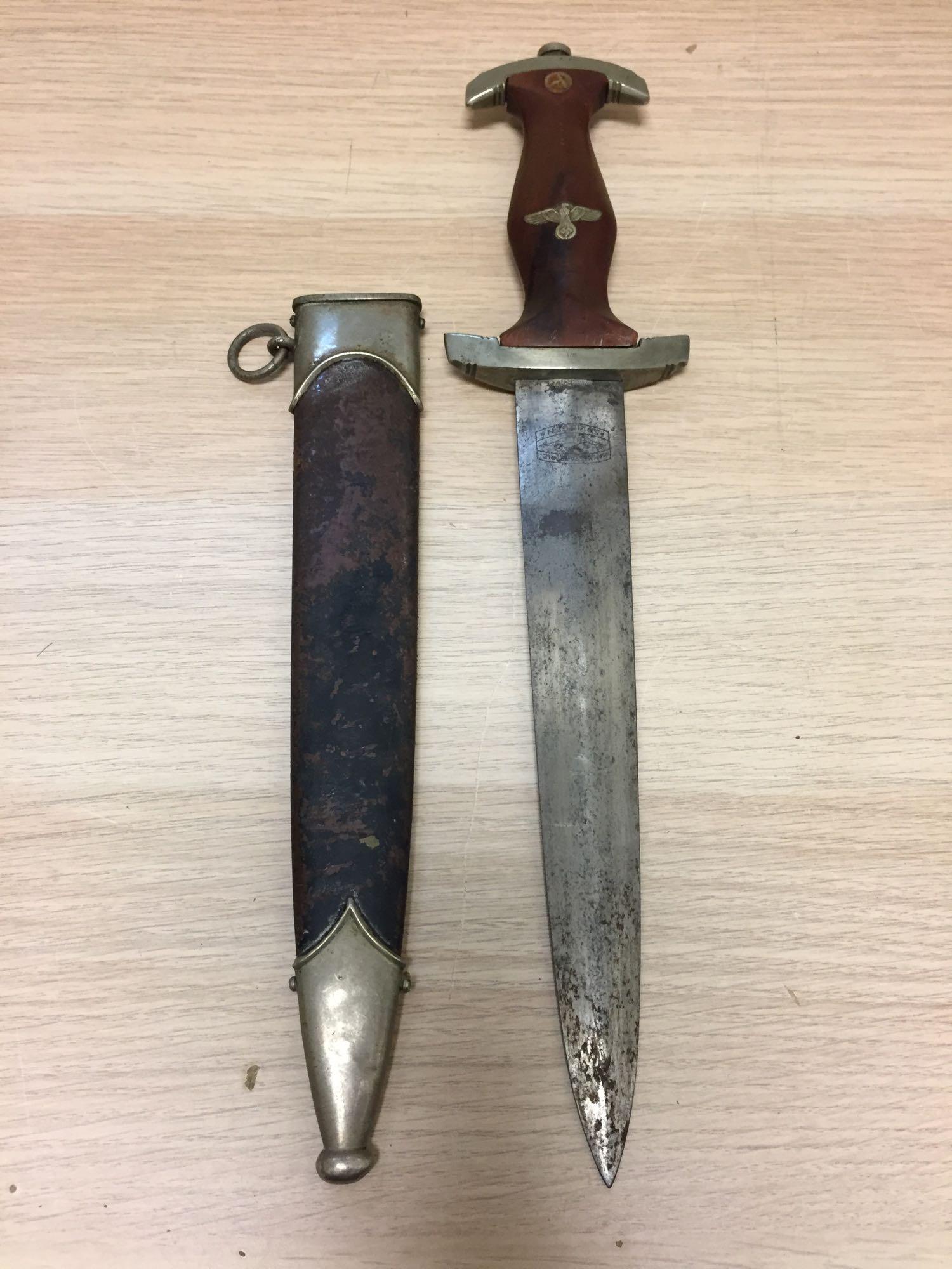 15" Authentic WWII Nazi Germany Solingen Dagger | Proxibid