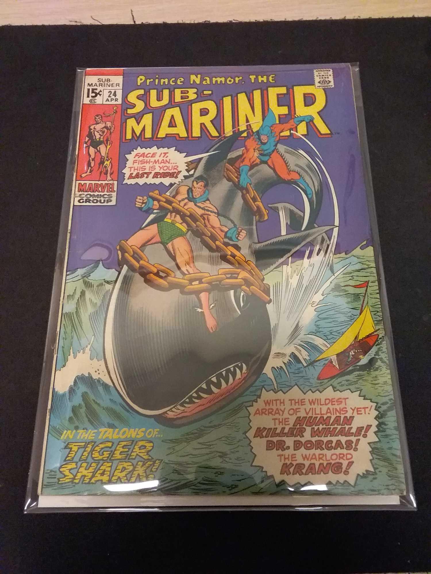 Sub-Mariner #24 Comic Book from Estate Collection | Proxibid