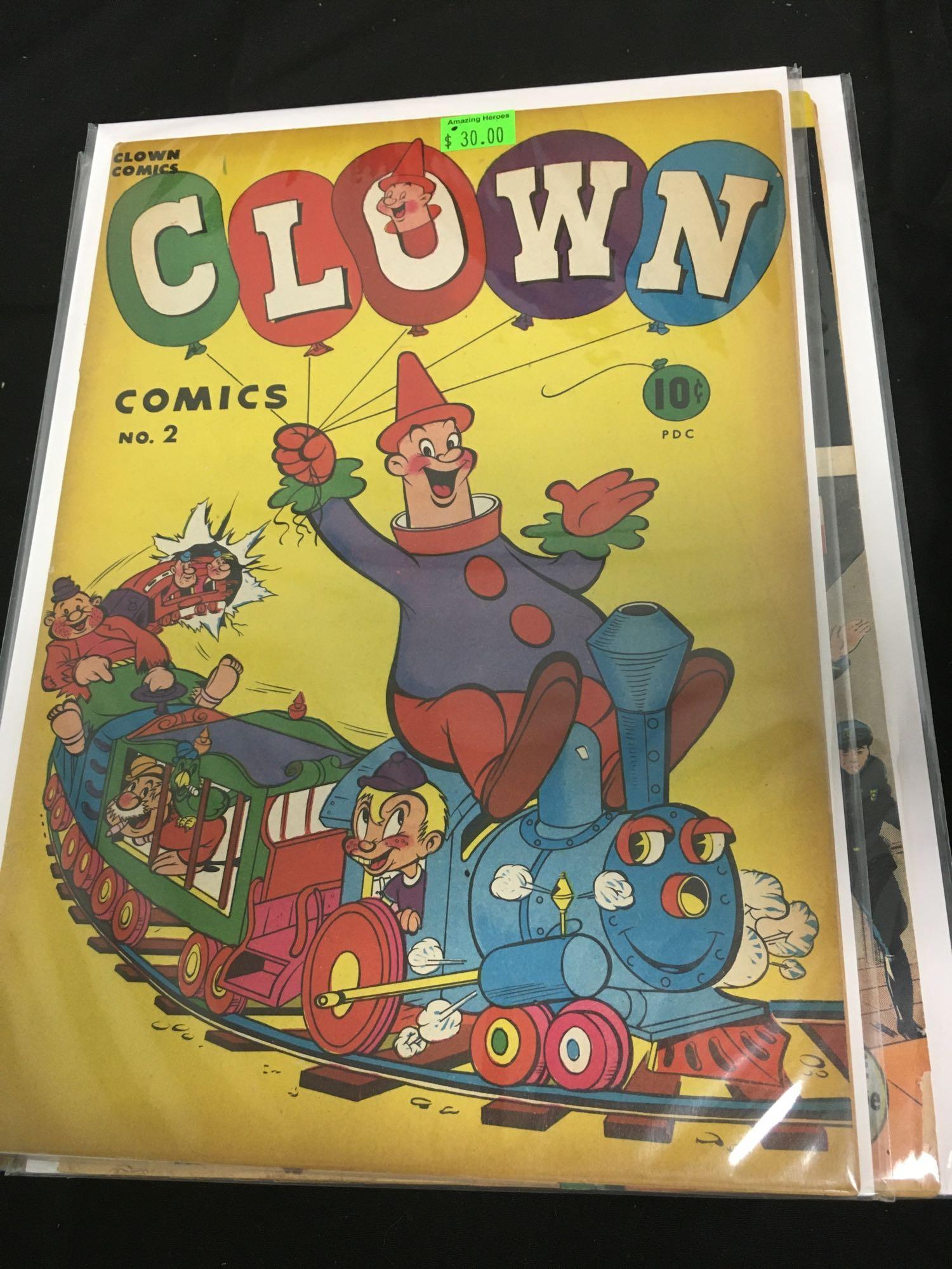 Clown Comics #2 Vintage Comic from Amazing Golden | Proxibid