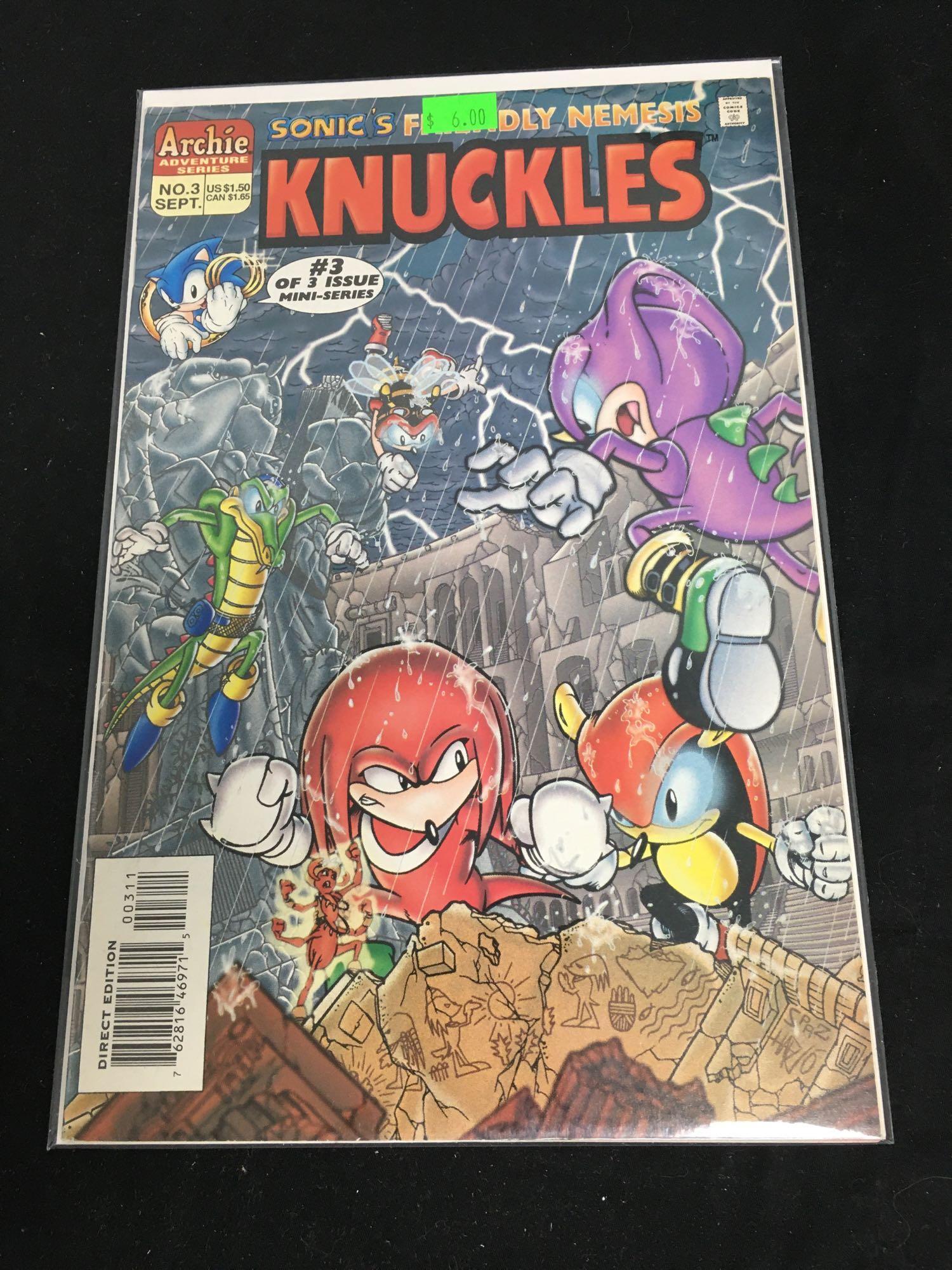 Sonic's Friendly Nemesis Knuckles #3 Comic Book | Proxibid