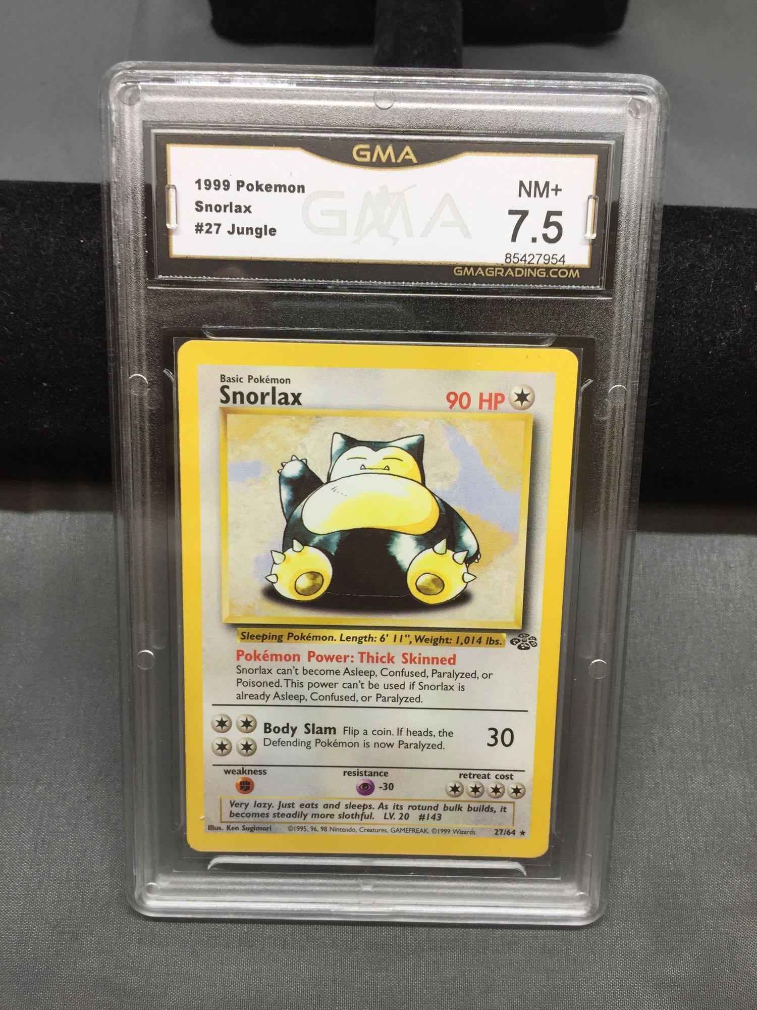 GMA Graded Pokemon Trading Card - Snorlax Jungle | Proxibid