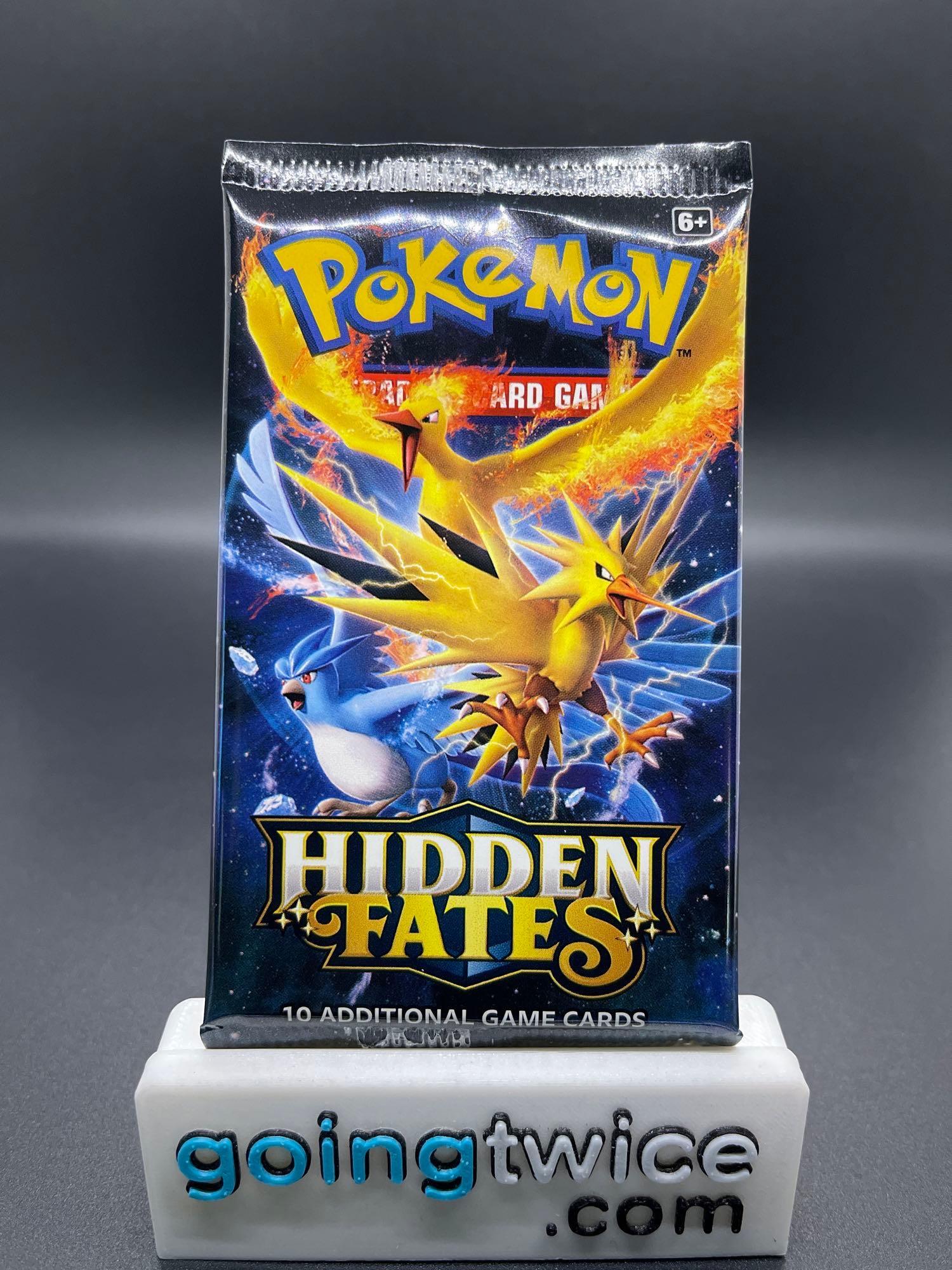 Lot of 1 Factory Sealed Pack Hidden Fates Pokemon | Proxibid
