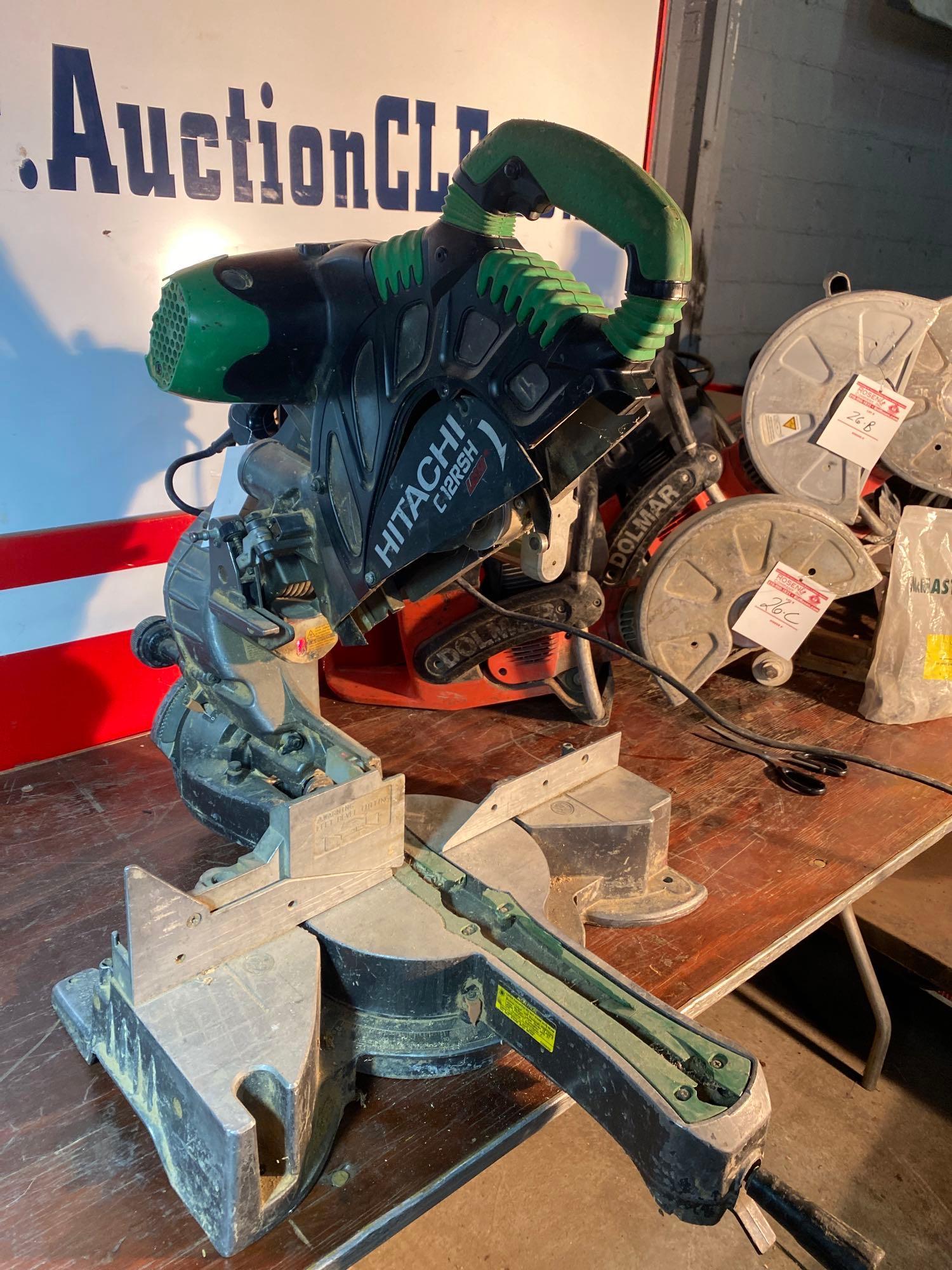 Hitachi C12RSH Laser Cut Sliding Miter Saw | Proxibid