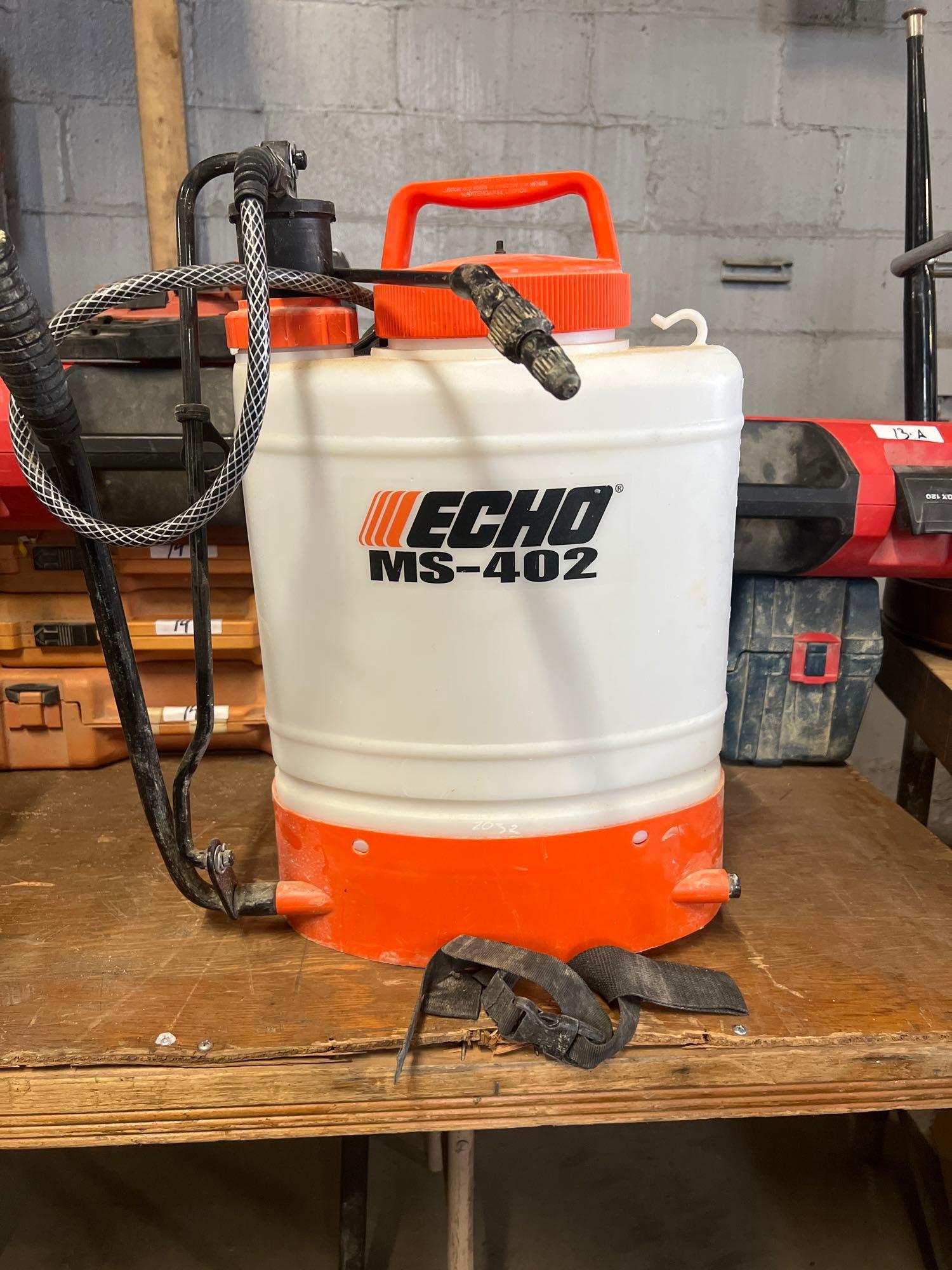 Echo MS-402 Backpack Sprayer | Proxibid