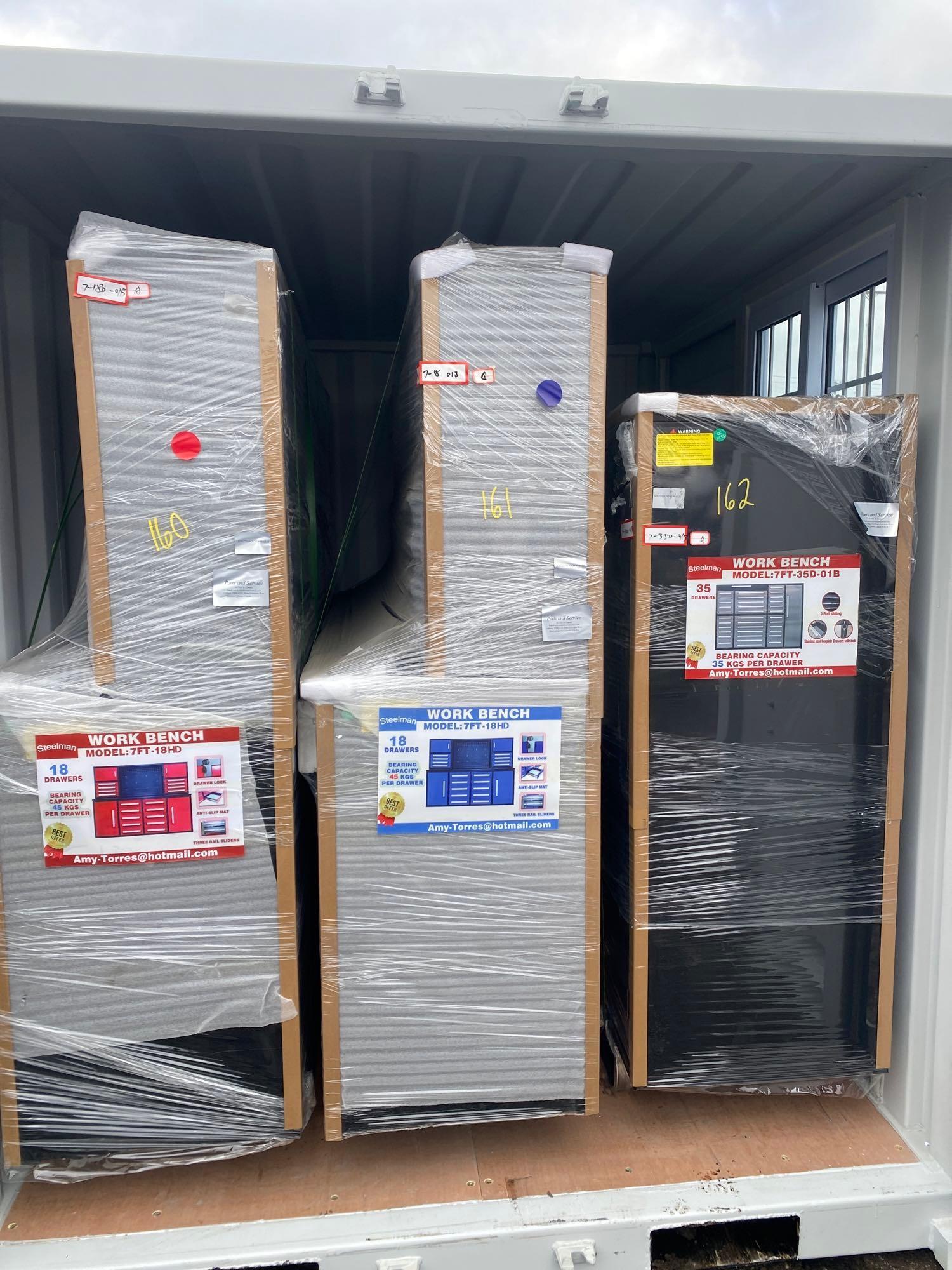 Nee Steelman Metal Workbench Model 7ft-35D-01B | Proxibid