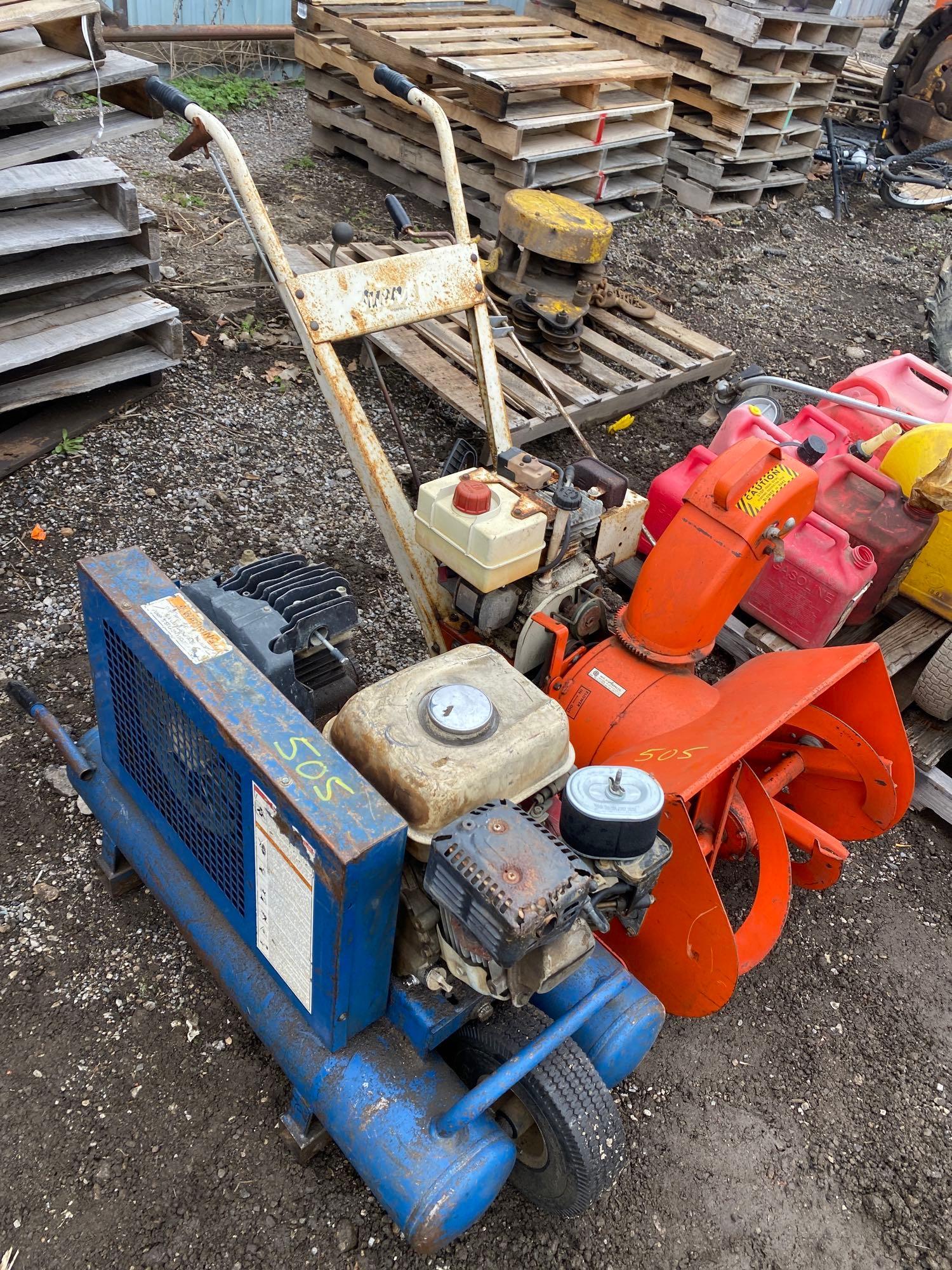 Ariens Snow-thrower & Gas Powered Air Compressor | Proxibid
