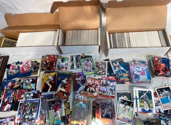 Huge Football, Baseball, Sports Card Collection | Art, Antiques ...