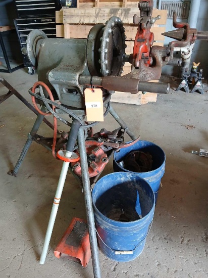 Ridgid 300 Portable Pipe Cutter/Threader Machine with Extra Components ...
