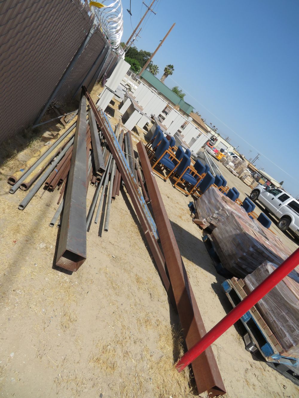 2" metal pipe, I beam, square pipe | Proxibid