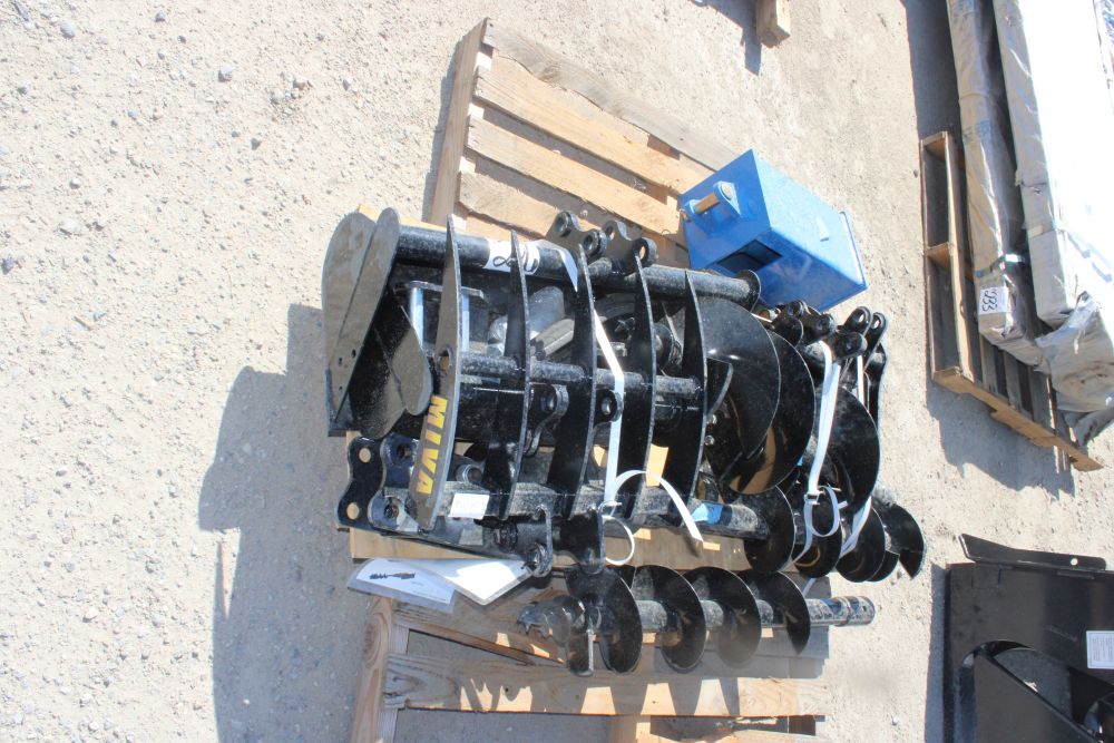 Mini Excavator Attachment Set, Bucket Augar, Rake | Proxibid