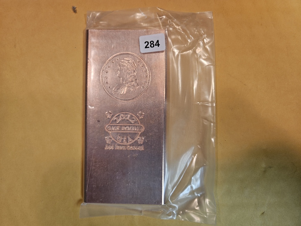 One Pound Copper Bullion