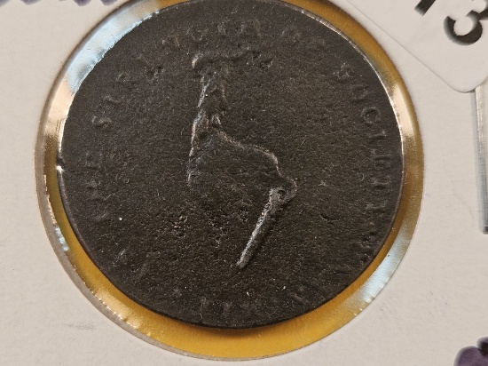 Kentucky Colonial Penny Contemporary Counterfeit | Coins & Currency ...