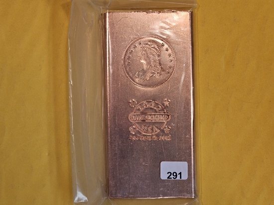 ONE Pound .999 fine copper bar | Coins & Currency Bullion Copper ...