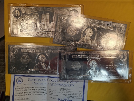 Four large size dollar replicas | Coins & Currency Currency US Currency ...