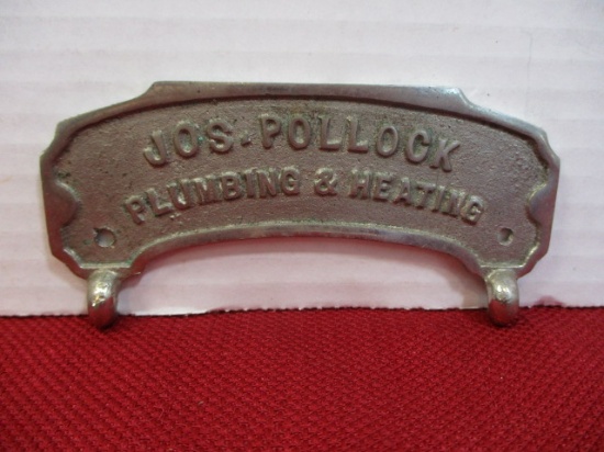Solid Brass with Clean Nickel Plating Jos.Pollock Plumbing Tag | Online ...
