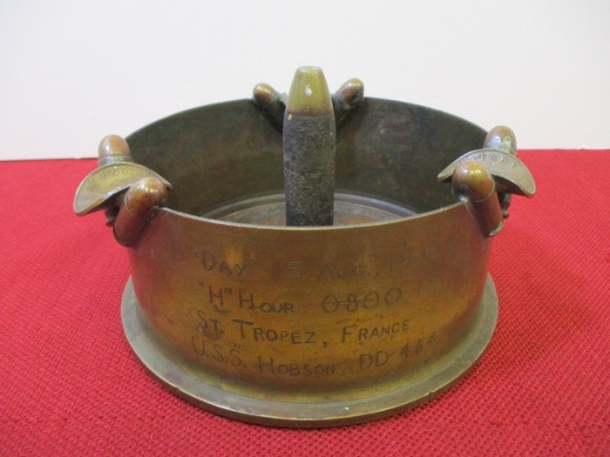 D-Day August 15th 1944 0800 Hours Inscribed Trench Art Ash Tray ...