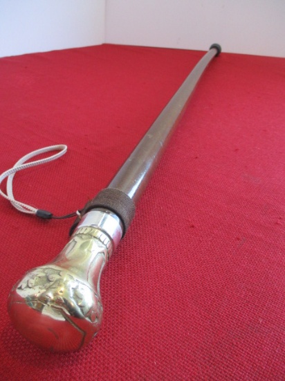 Gold Tone Swagger Stick/Cane | Online Auctions | Proxibid