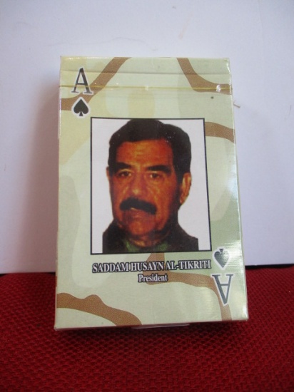 Sealed Saddam Husain Playing Cards | Art, Antiques & Collectibles Toys ...