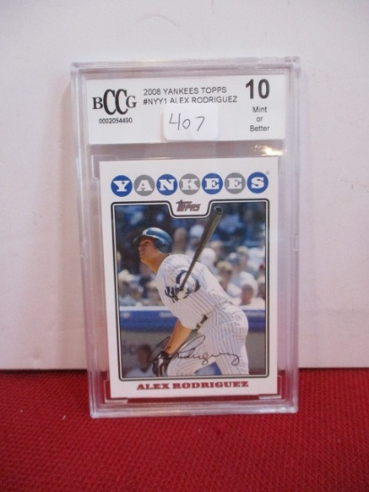 BCCG 2008 Topps Alex Rodriguez Trading Card | Art, Antiques ...