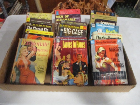 Gentleman's Fiction Novels w/ Risqué Covers-Lot of 18 (C) | Online ...