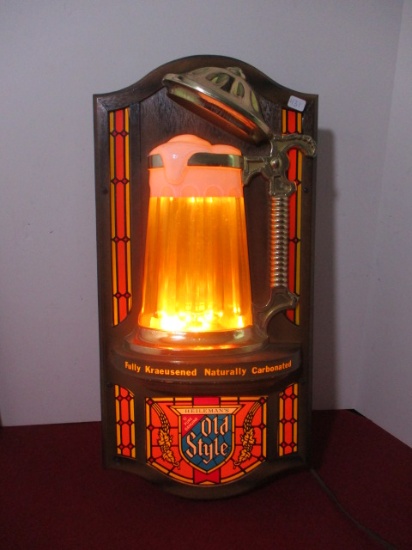 Old Style Lightup Advertising Sign | Online Auctions | Proxibid