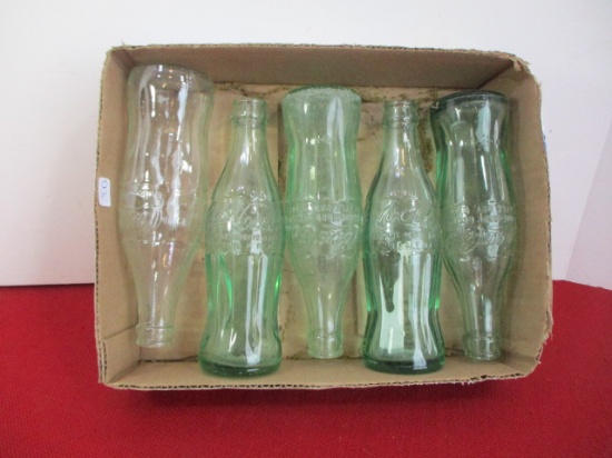 Mixed Coca-Cola Embossed Bottles-Lot of 5 | Art, Antiques ...