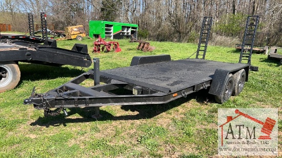 1994 15' Dual Axle Equipment Trailer | Heavy Construction Equipment ...
