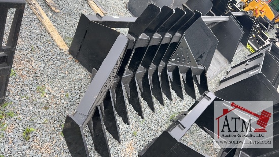 96" Heavy Duty Root Rake U-Blade - Skidsteer | Heavy Construction ...