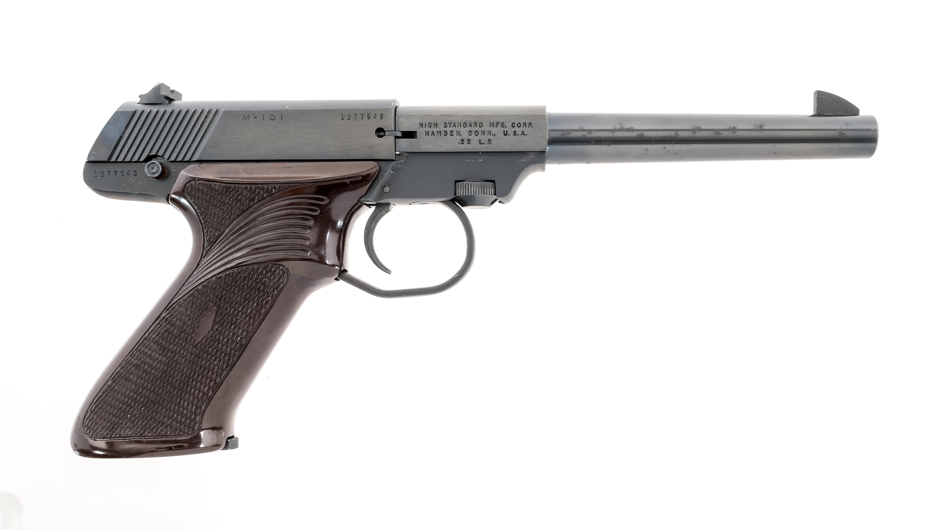 Hi Standard M-101 Dura-Matic .22 LR Pistol | Proxibid