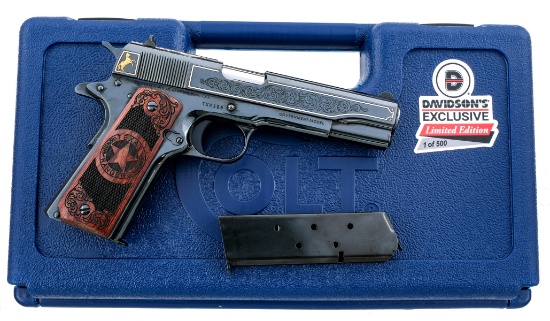 Colt 1911 Texas Ranger 1of 500 .45 Pistol | Guns & Military Artifacts ...