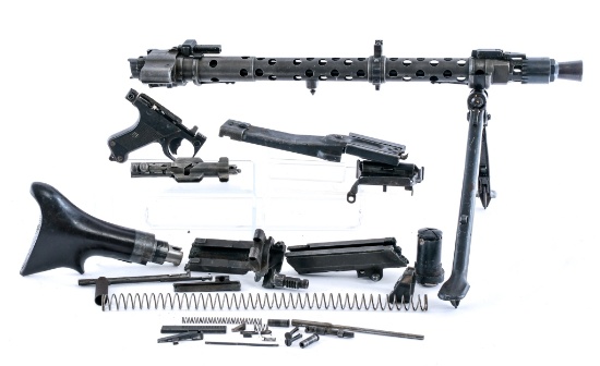 WWII German MG34 Machine Gun Parts Kit Live Barrel | Guns & Military ...