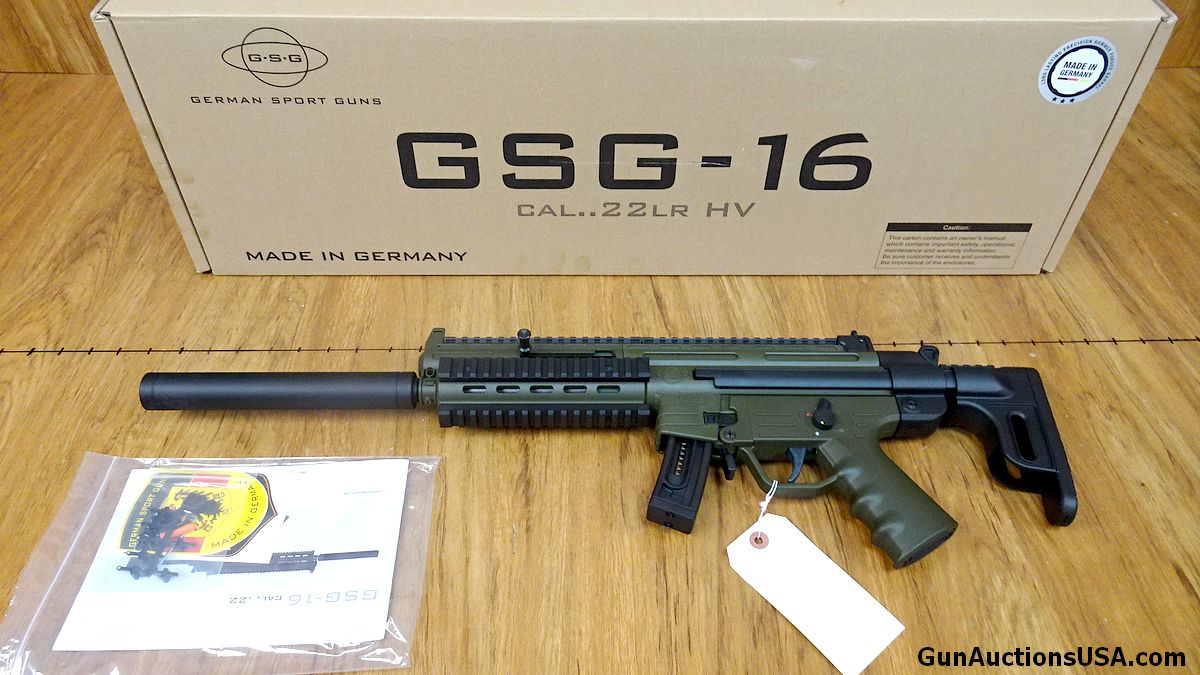 ATI GSG-16 .22 LR Semi Auto Rifle. NEW in Box. | Proxibid