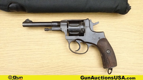 RUSSIAN Nagant M1895 7.62X38R RUSSIAN NAGANT Revolver. Very Good. 4.5 ...
