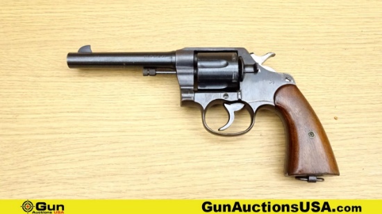 COLT U.S. ARMY MODEL 1917 D.A. 45 .45 AUTO Revolver. Good Condition. 5. ...