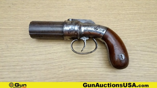 W.W. MARSTON & KNOX 1854 .32 Caliber ANTIQUE Revolver. Good Condition ...