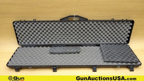 Contico Rifle Case. Excellent. Black Heavy Polymer Lockable Double ...