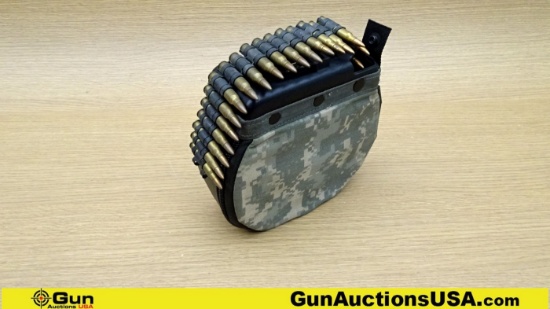 Military Surplus 5.56x45 Ammo, Magazine. ACU Camo M249 S.A.W. Soft ...