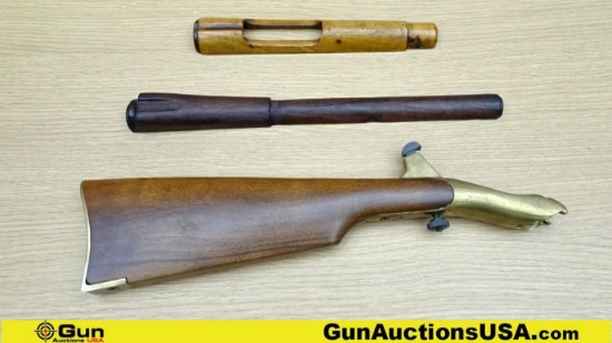 Shoulder Stock, Upper Hand Guard. Very Good. Lot of 3; 1- Shoulder ...