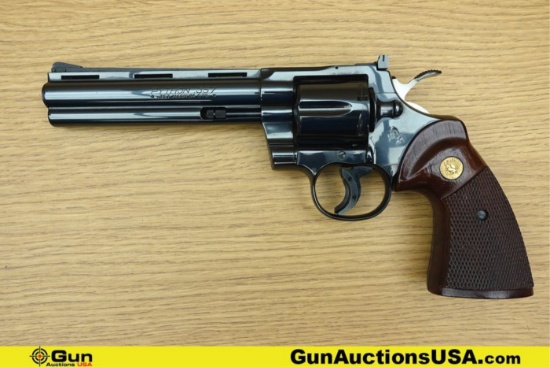 COLT PYTHON 357 .357 MAGNUM SNAKE GUN Revolver. Excellent. 6" Barrel ...